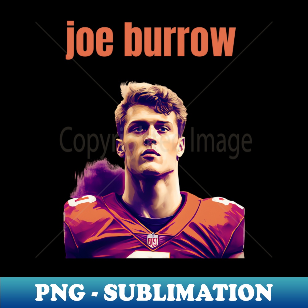 joe burrow cute graphic design - PNG Transparent Sublimation | Inspire ...
