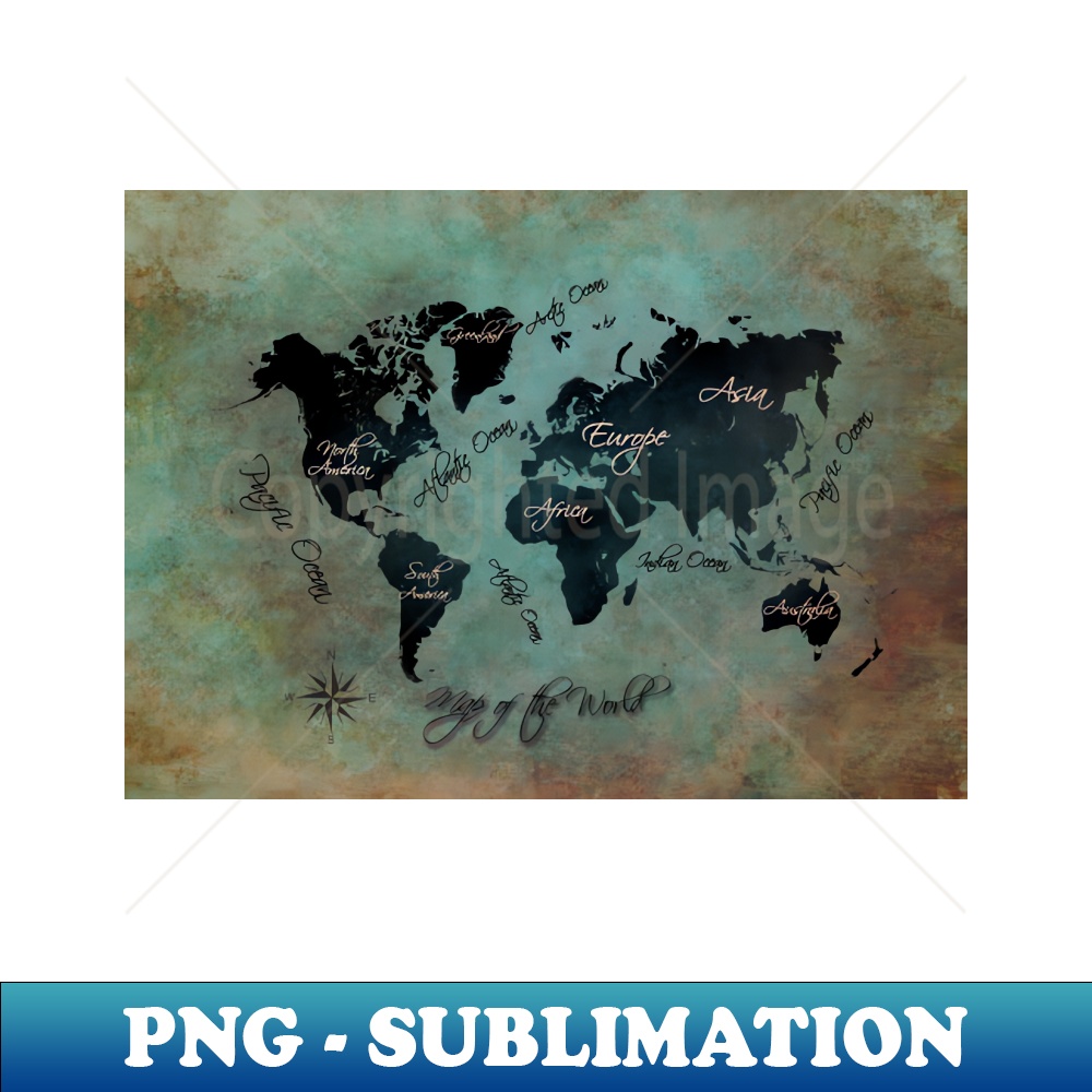 world map map worldmap - Exclusive PNG Sublimation Download | Inspire ...