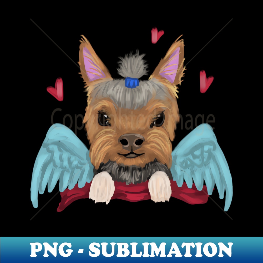Angel yorkie - Aesthetic Sublimation Digital File - Perfect - Inspire ...