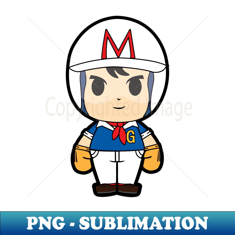 Speed Racer Chibi - PNG Transparent Sublimation Design - Unl | Inspire ...