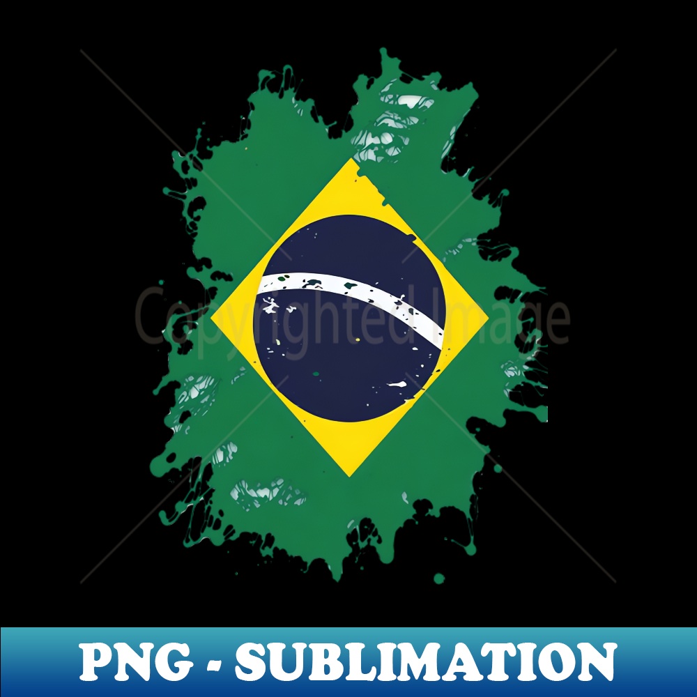 Brazil flag splash art - Premium PNG Sublimation File - Bold | Inspire ...