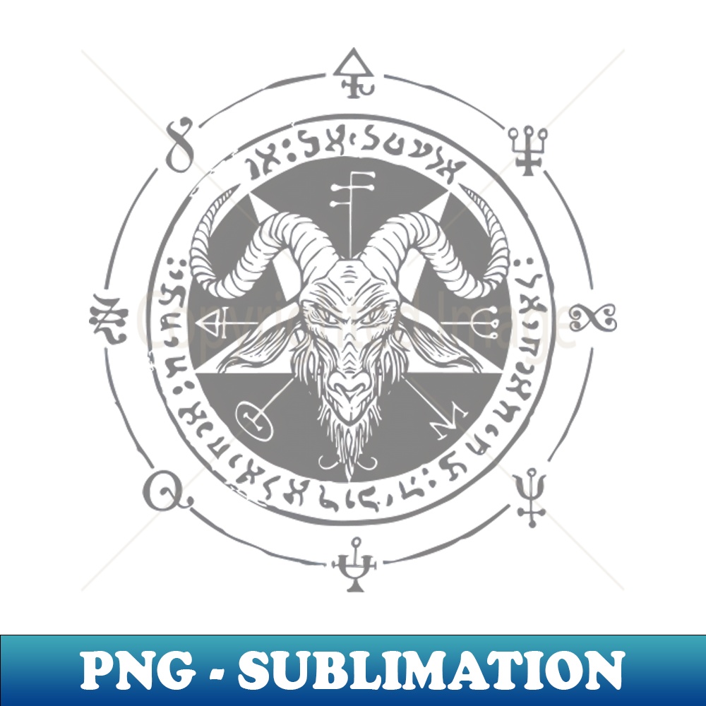 Baphomet - PNG Transparent Sublimation File - Vibrant and Ey - Inspire ...