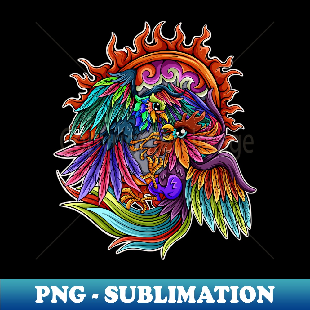 batle Bird - Vintage Sublimation PNG Download - Create with - Inspire ...