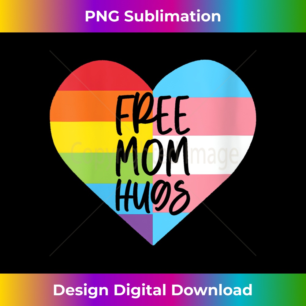 Womens Free Mom Hugs Transgender Pronouns LGBTQ Gender NonBi - Inspire ...