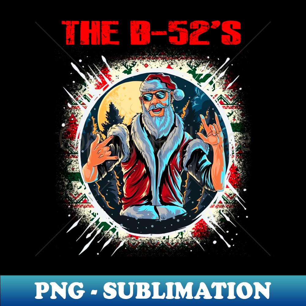 THE B-52S BAND XMAS - PNG Transparent Sublimation Design - D - Inspire ...