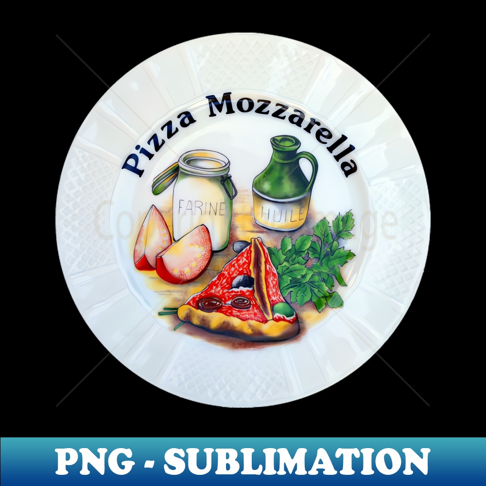 Pizza Mozarella a dinner plate of delicious foods - Creative | Inspire ...