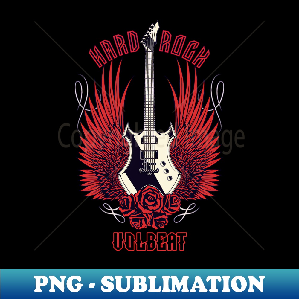 Fly Wings Guitar Volbeat - Professional Sublimation Digital | Inspire ...