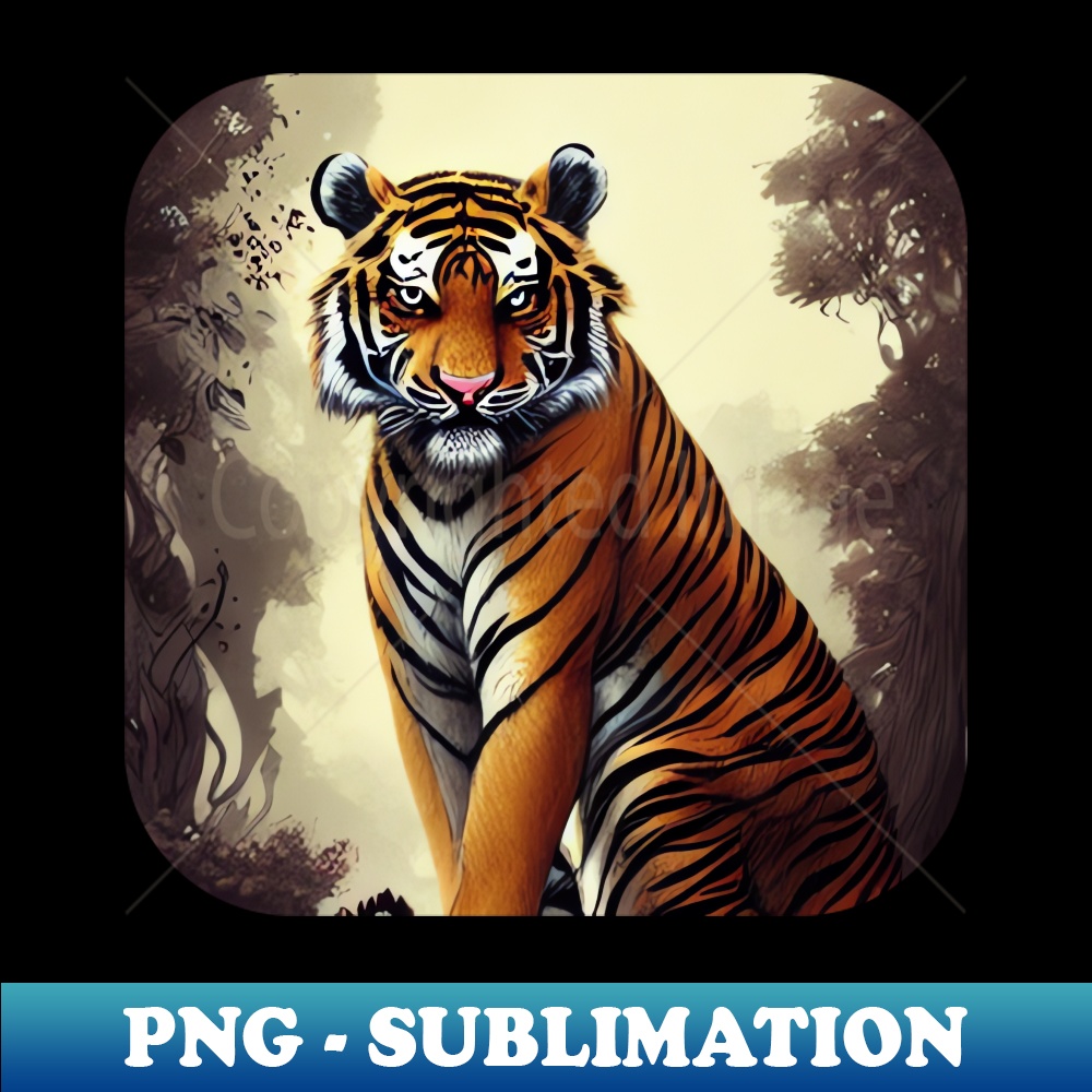 Tiger - Unique Sublimation PNG Download - Bold & Eye-catchin - Inspire ...