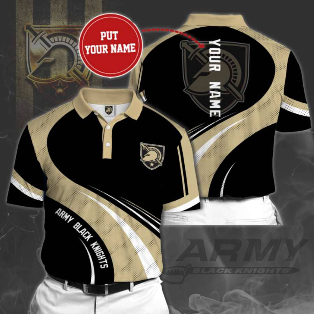 Custom Army Black Knights Polo Shirt - Personalized Design f | Inspire ...