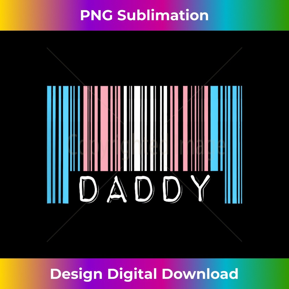 Daddy Barcode Transgender Pride Flag Aesthetic LGBTQ Month T - Inspire ...