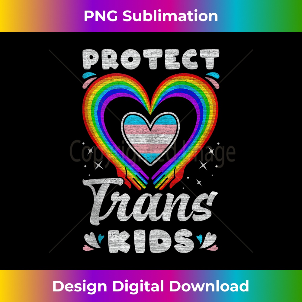 Protect Trans Kids, Transgender Heart, LGBT Pride Tank To - | Inspire ...