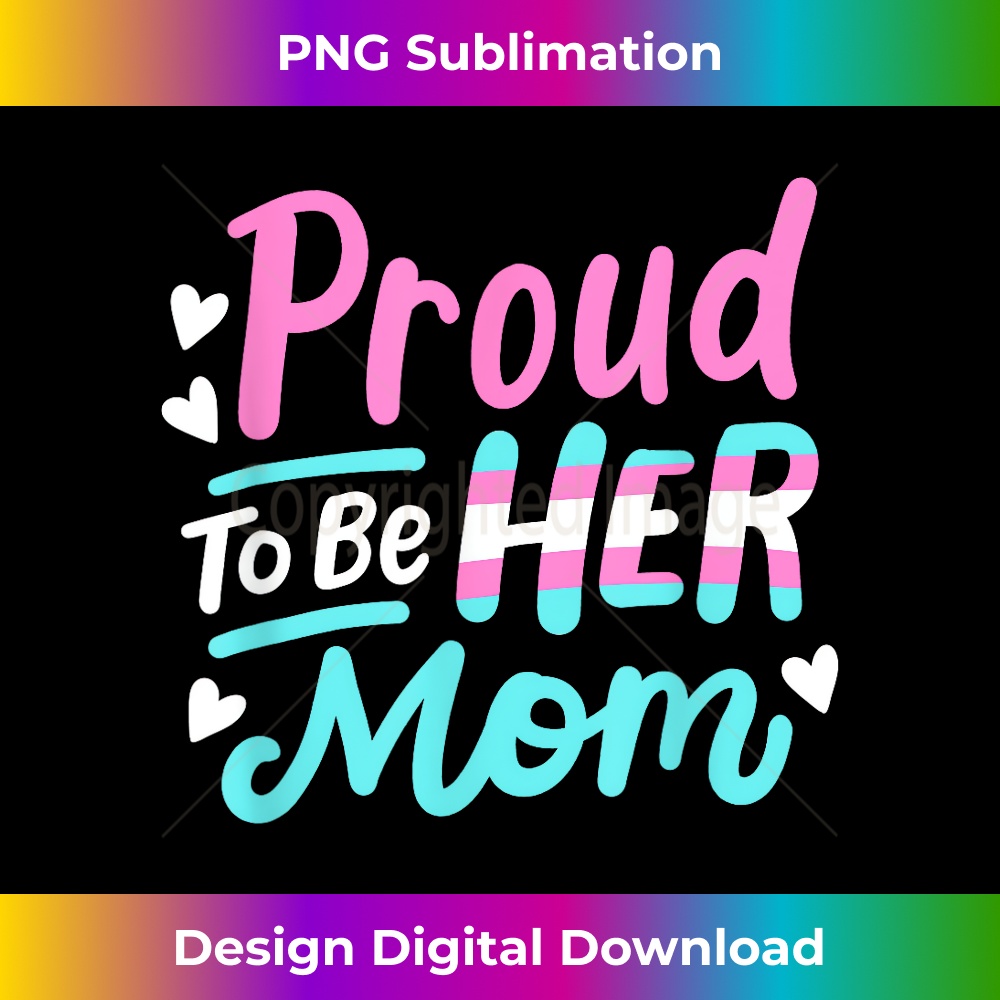 LGBT Ally Proud To Be Her Mom Transgender Trans Pride Mother - Inspire ...