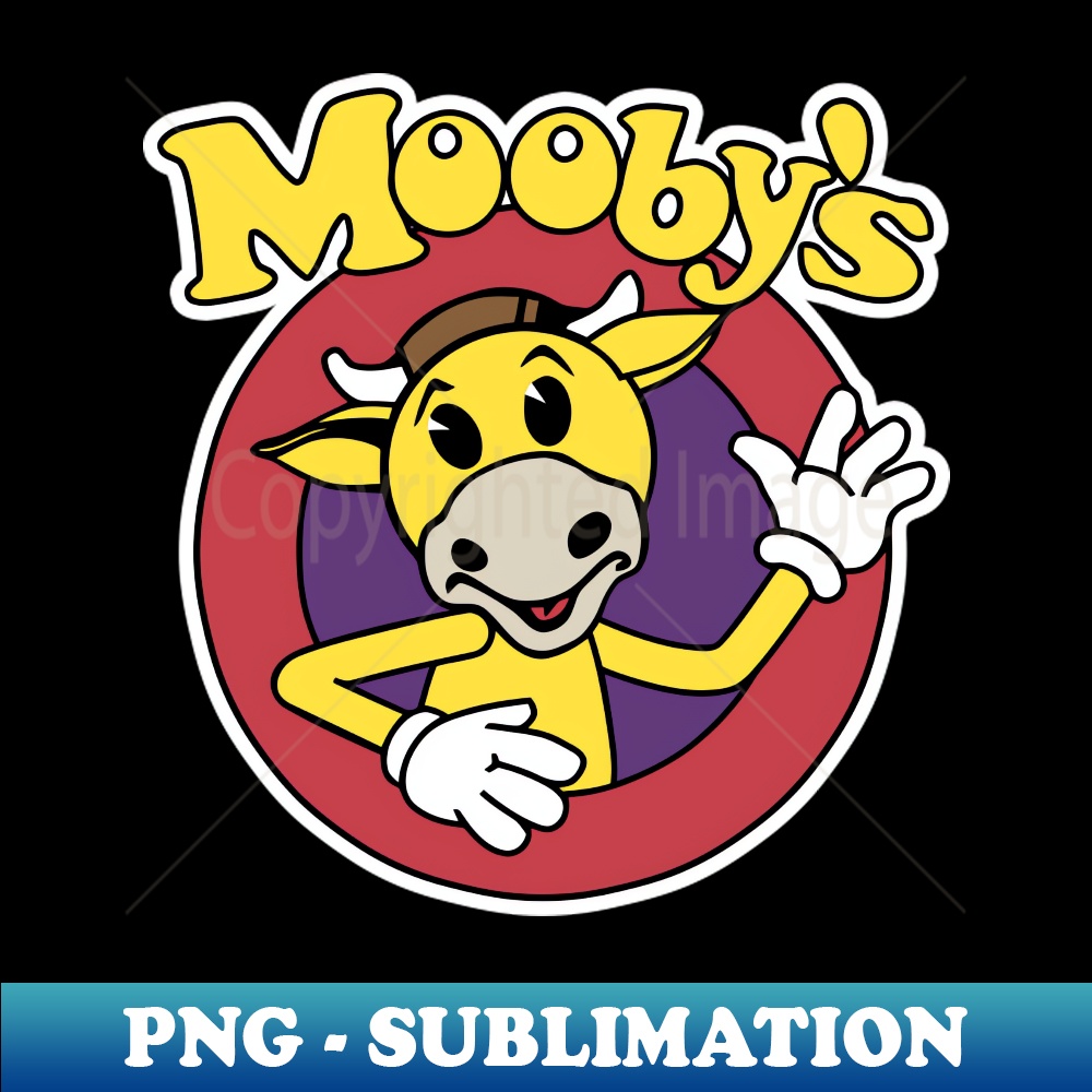 Cow Fast Food Logo - High-Resolution PNG Sublimation File - - Inspire ...
