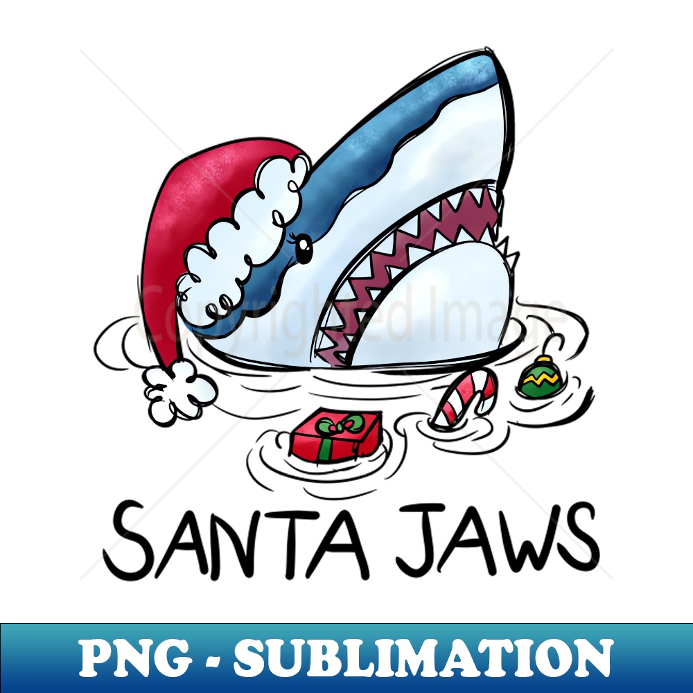 Santa Jaws - Premium PNG Sublimation File - Revolutionize Yo | Inspire ...