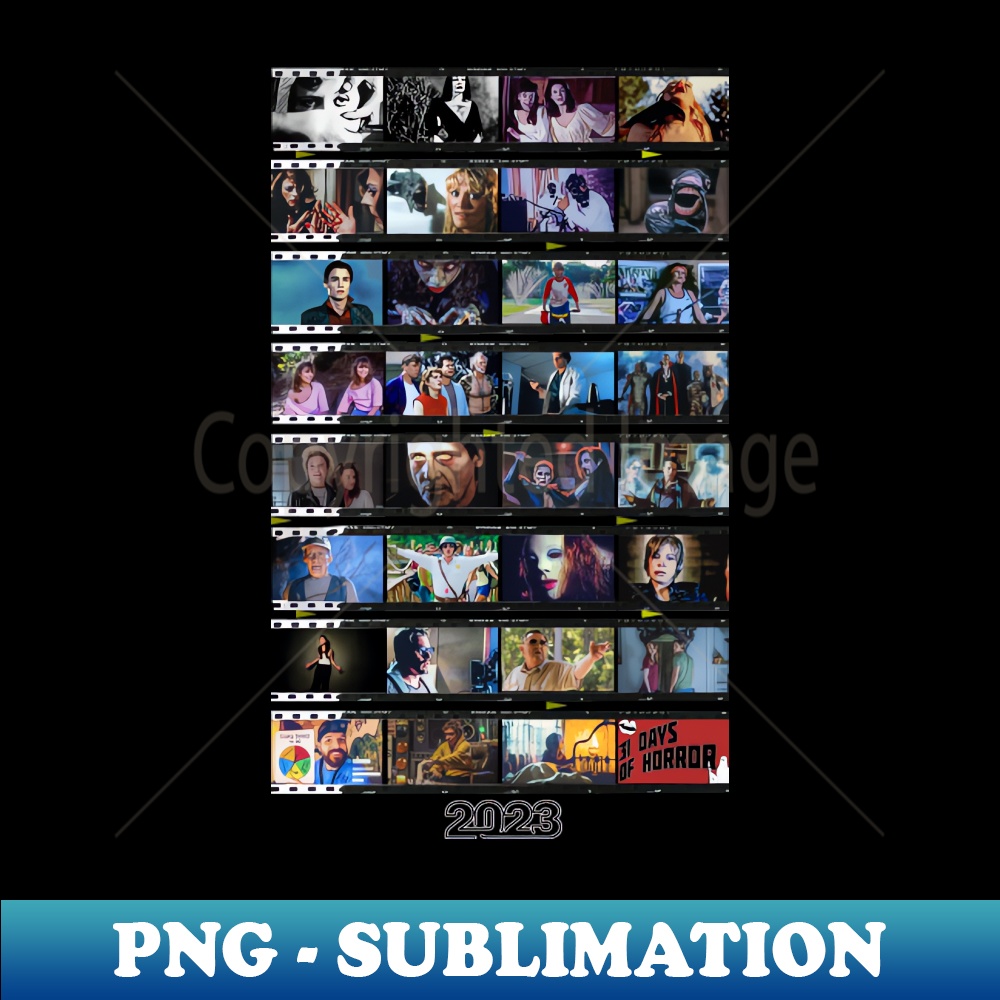 31 Days Of Horror 2023 - Creative Sublimation PNG Download - - Inspire ...