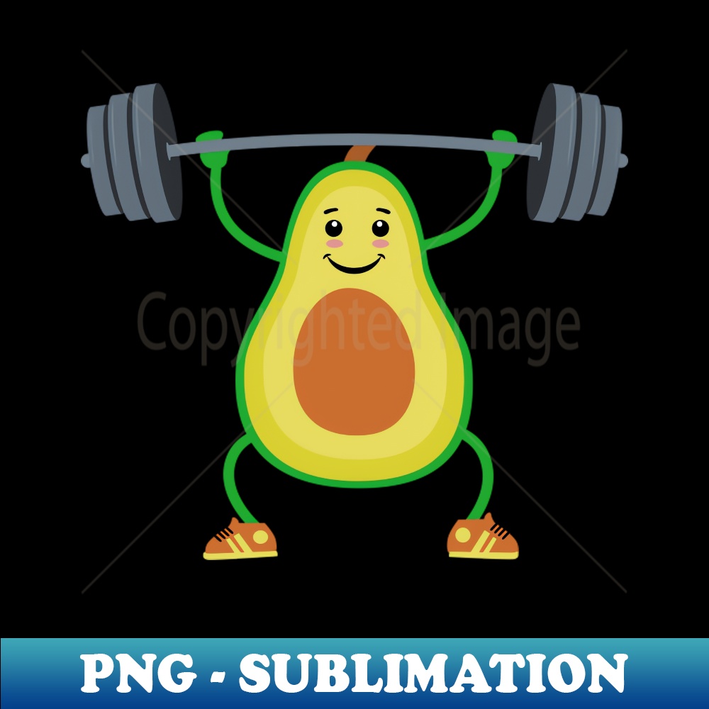 Avocado Powerlifting Weightlifting Gift Gym Food Lover Vegan | Inspire ...