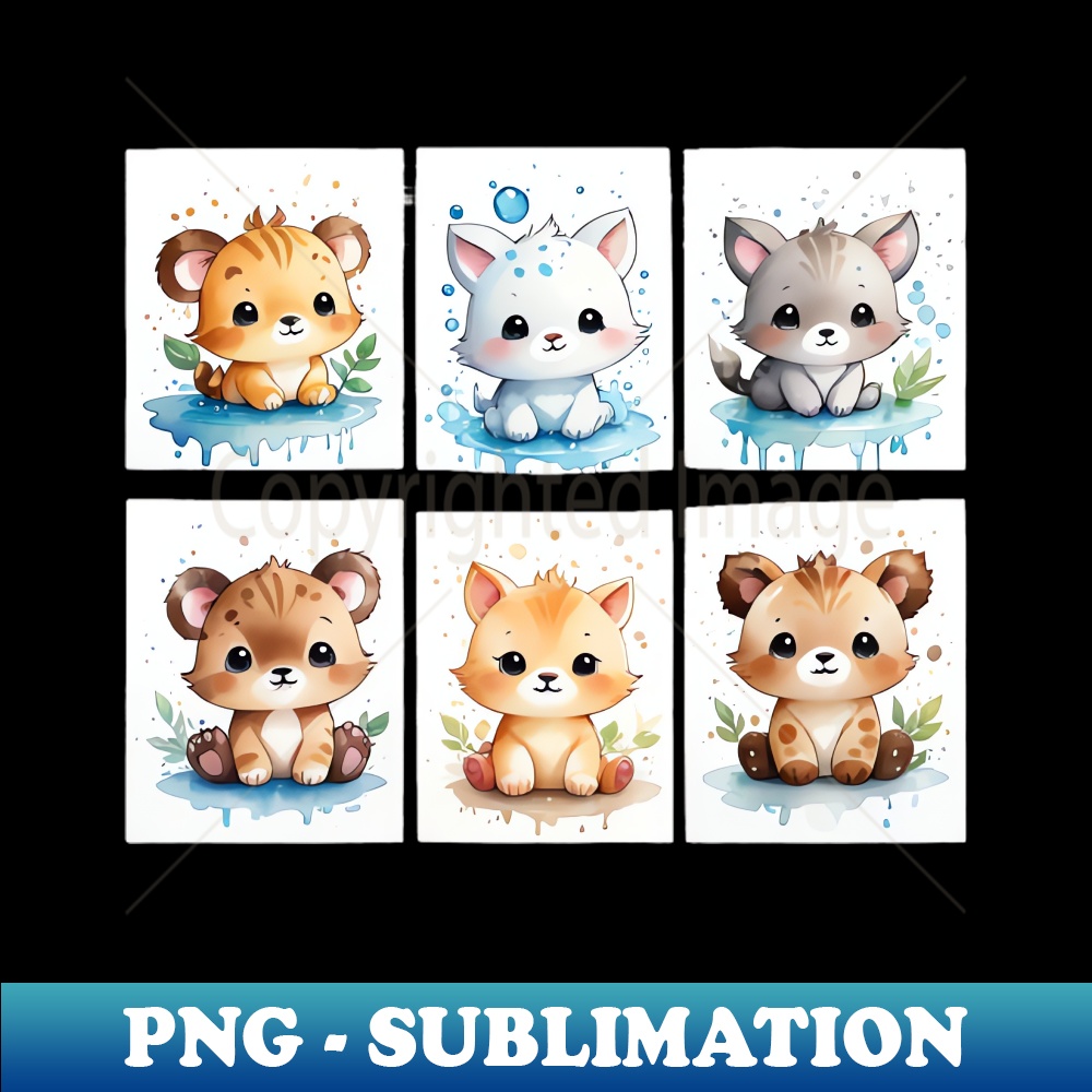 Kawaii Animals - Unique Sublimation PNG Download - Bring You | Inspire ...
