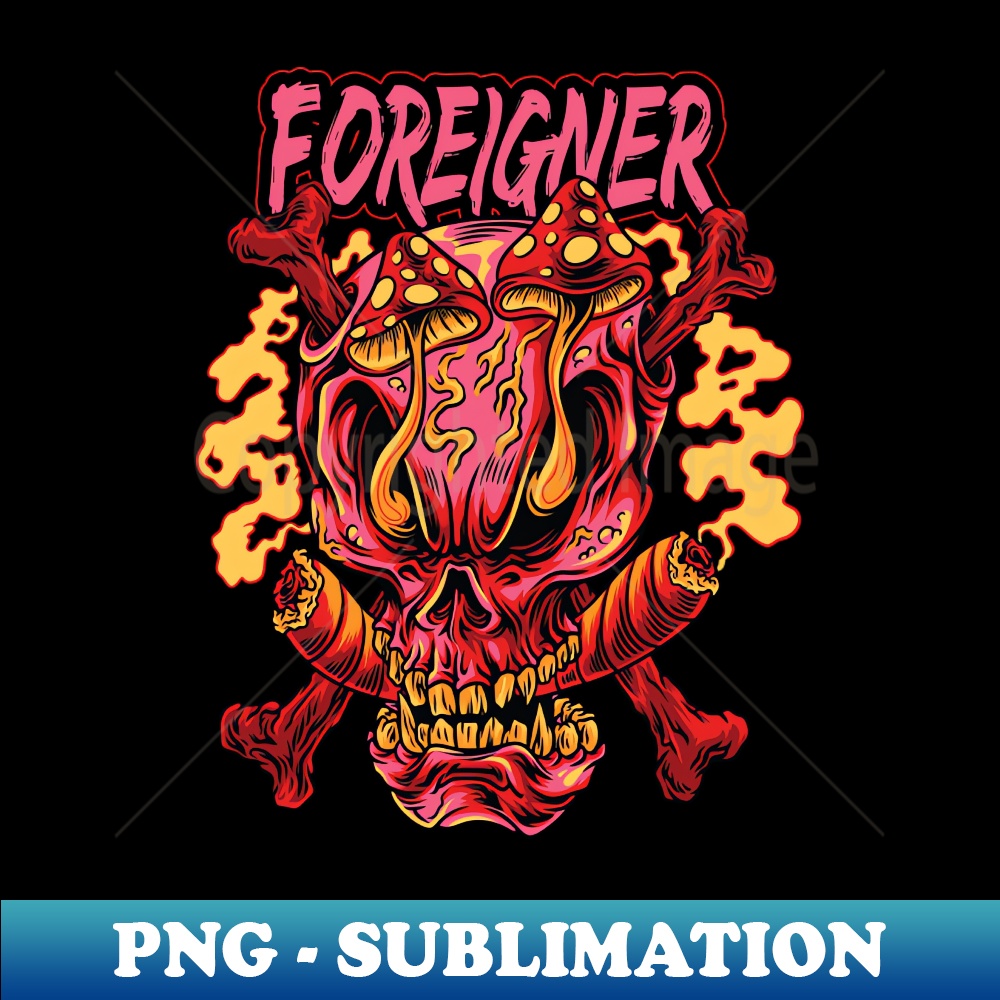 SKULL OF FOREIGNER - PNG Transparent Sublimation File - Spic - Inspire ...