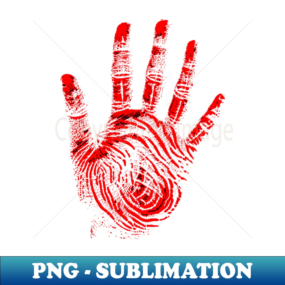 Red Hand - Instant PNG Sublimation Download - Capture Imagin | Inspire ...