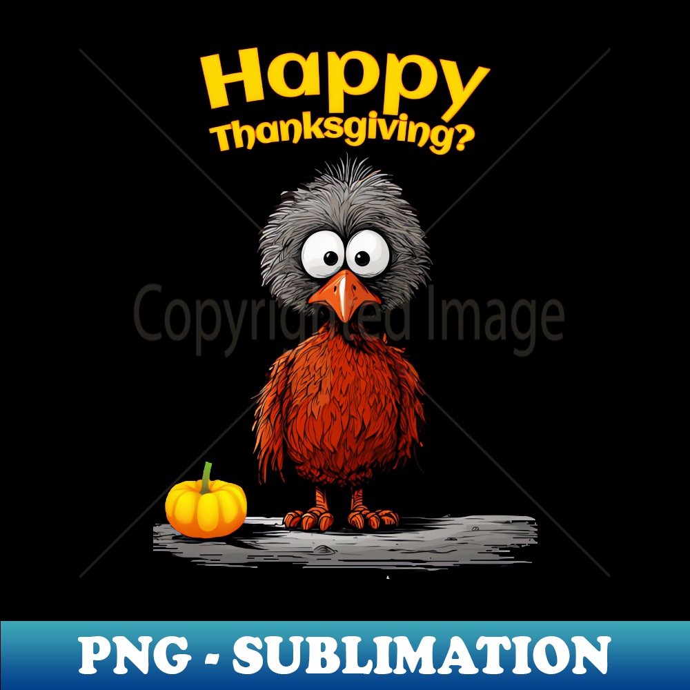 Happy Thanksgiving - Concerned Turkey - High-Resolution PNG - Inspire ...