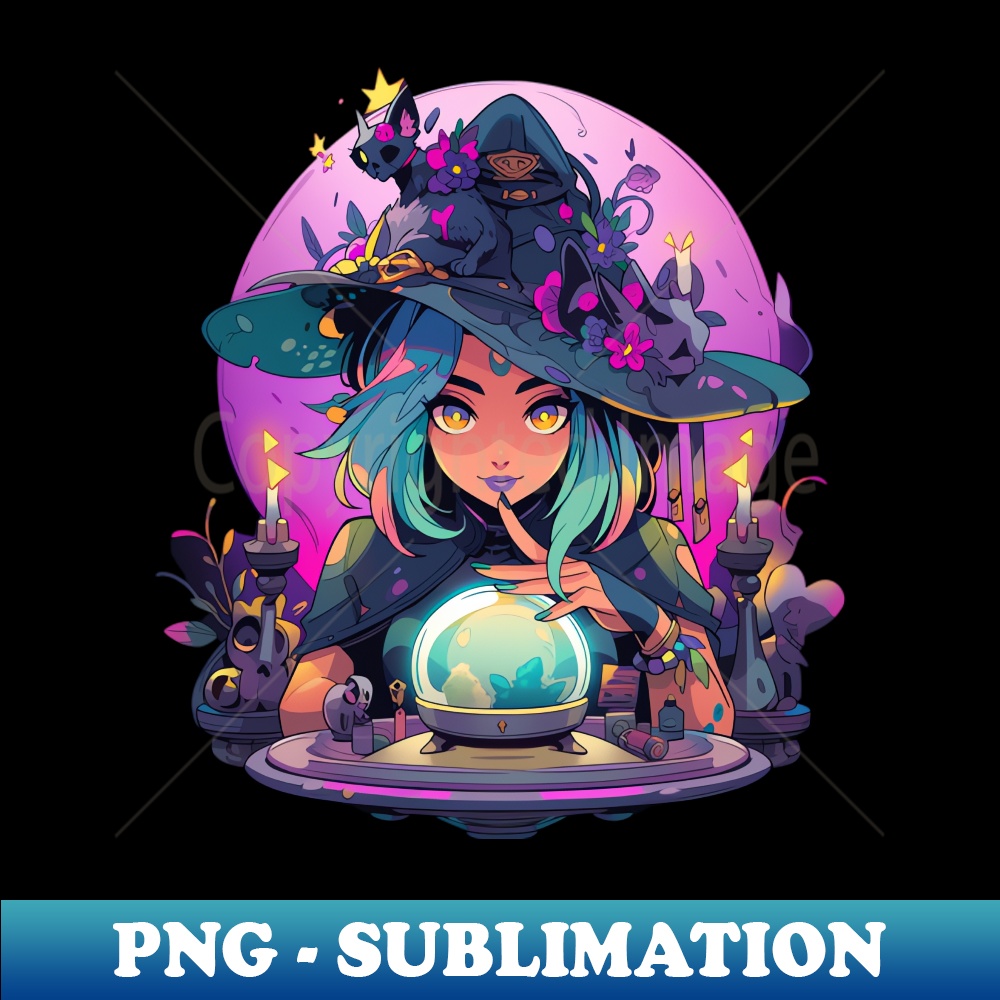 Cute Fortune Teller - Stylish Sublimation Digital Download - | Inspire ...