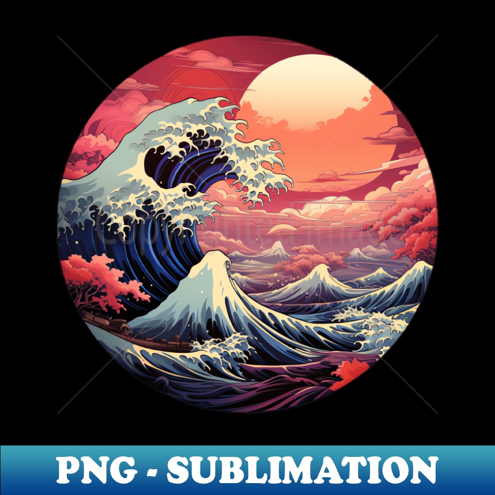 The Great Retro Wave - High-Resolution PNG Sublimation File - Inspire ...