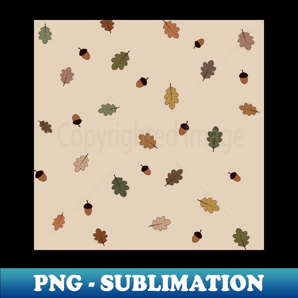Autumn oak tree pattern 1 - Professional Sublimation Digital | Inspire ...