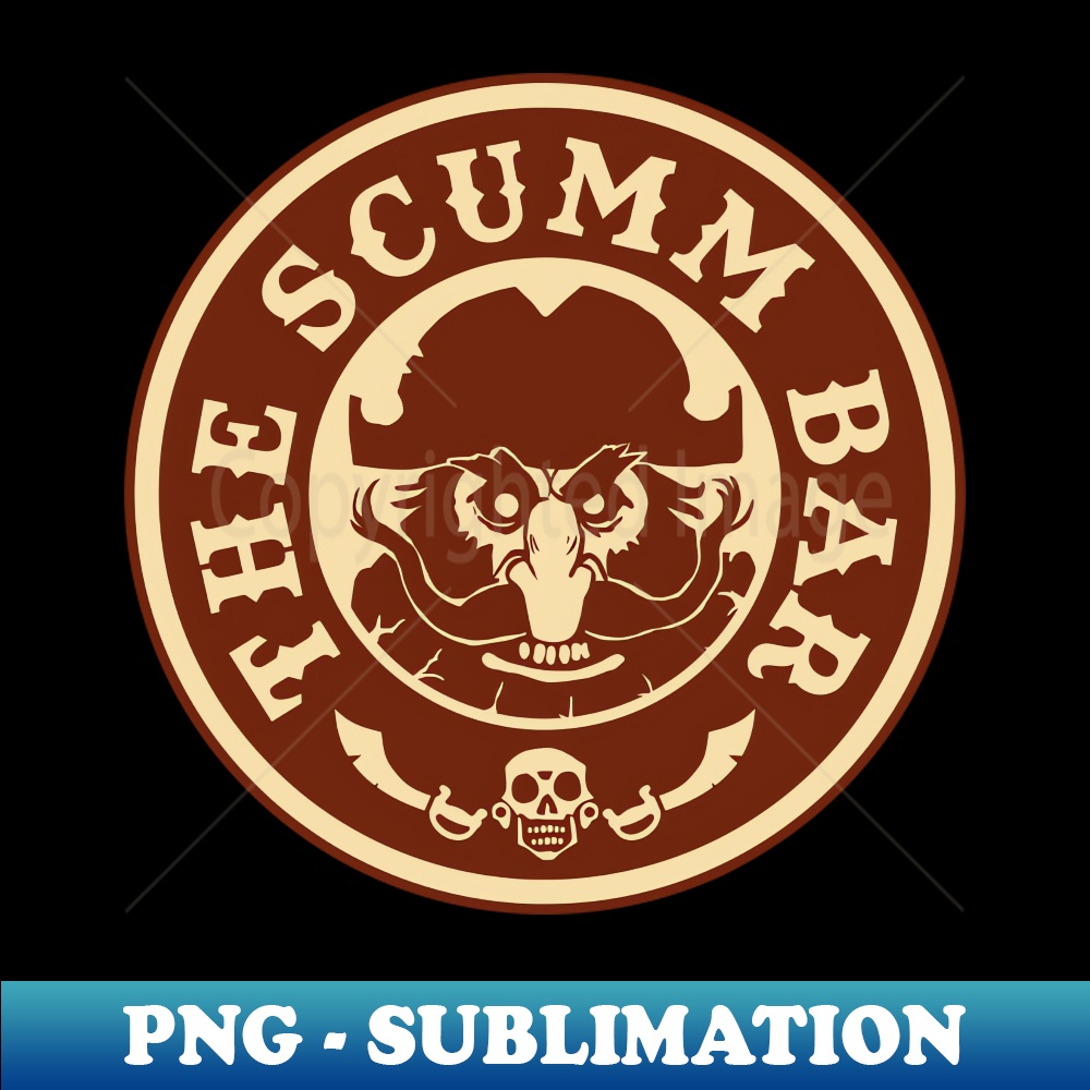 Scumm Bar Logo - PNG Transparent Sublimation File - Fashiona | Inspire ...