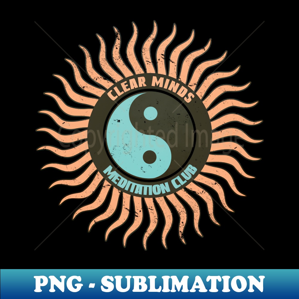 Clear Minds Meditation Club - High-Resolution PNG Sublimatio | Inspire ...
