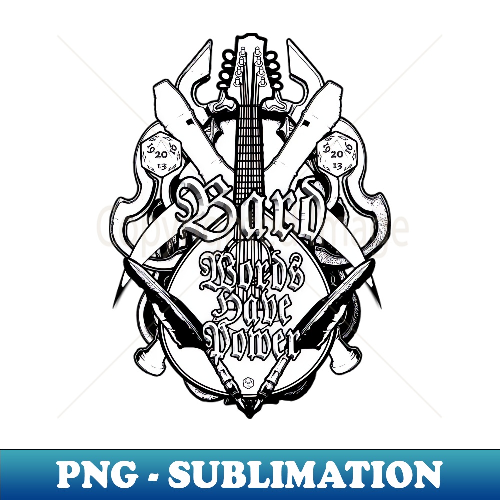 Bard Words Have Power - PNG Transparent Sublimation File - D | Inspire ...