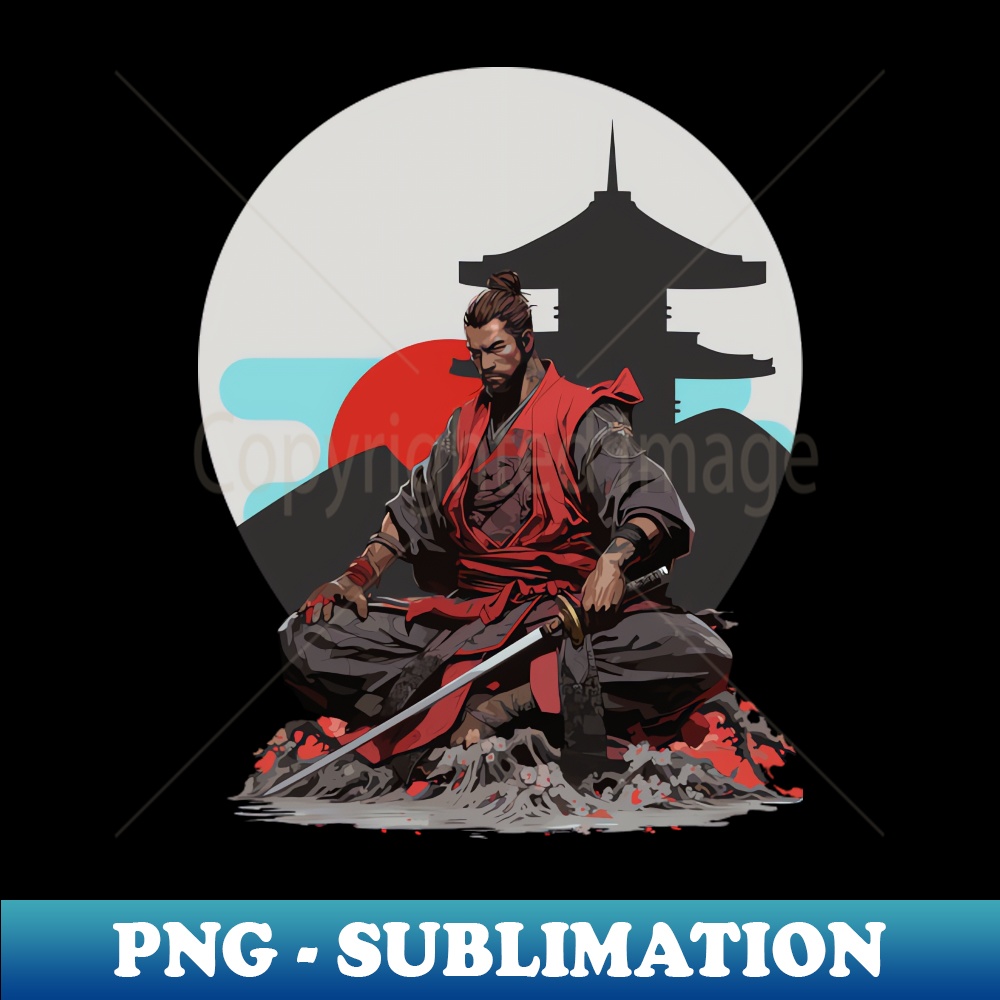 Brave Samurai - Modern Sublimation PNG File - Stunning Subli - Inspire ...