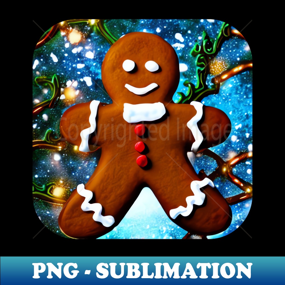 Gingerbread man - High-Resolution PNG Sublimation File - Cap | Inspire ...
