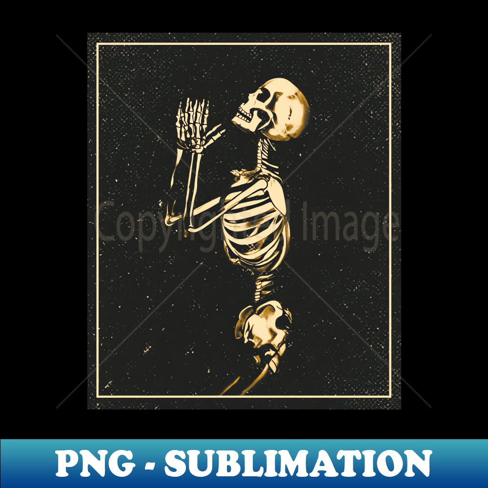praying skeleton somber and obscure - Aesthetic Sublimation | Inspire ...