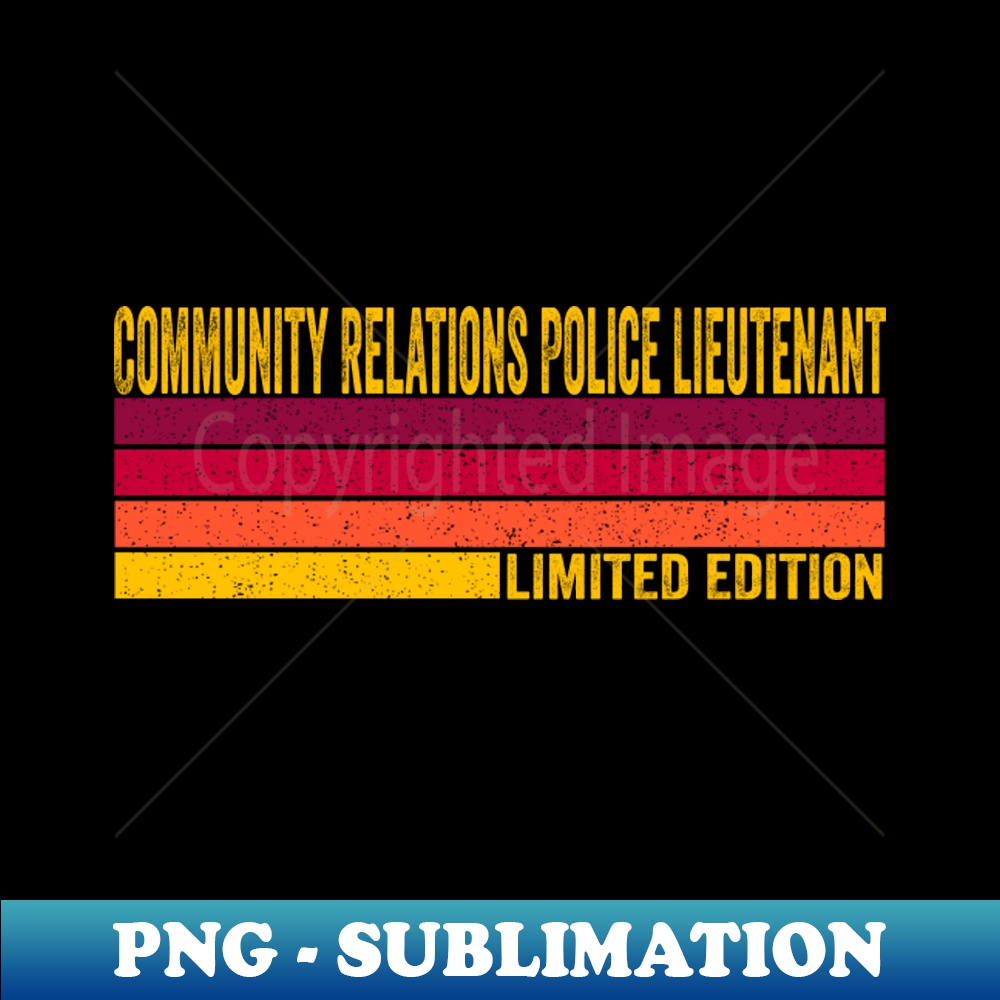 Community Relations Police Lieutenant - Instant PNG Sublimat | Inspire ...