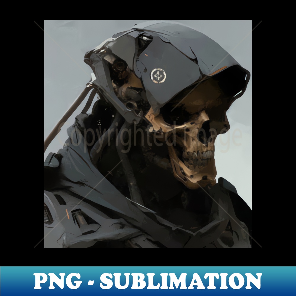 Cyber skeleton robot fantasy - PNG Transparent Sublimation F | Inspire ...