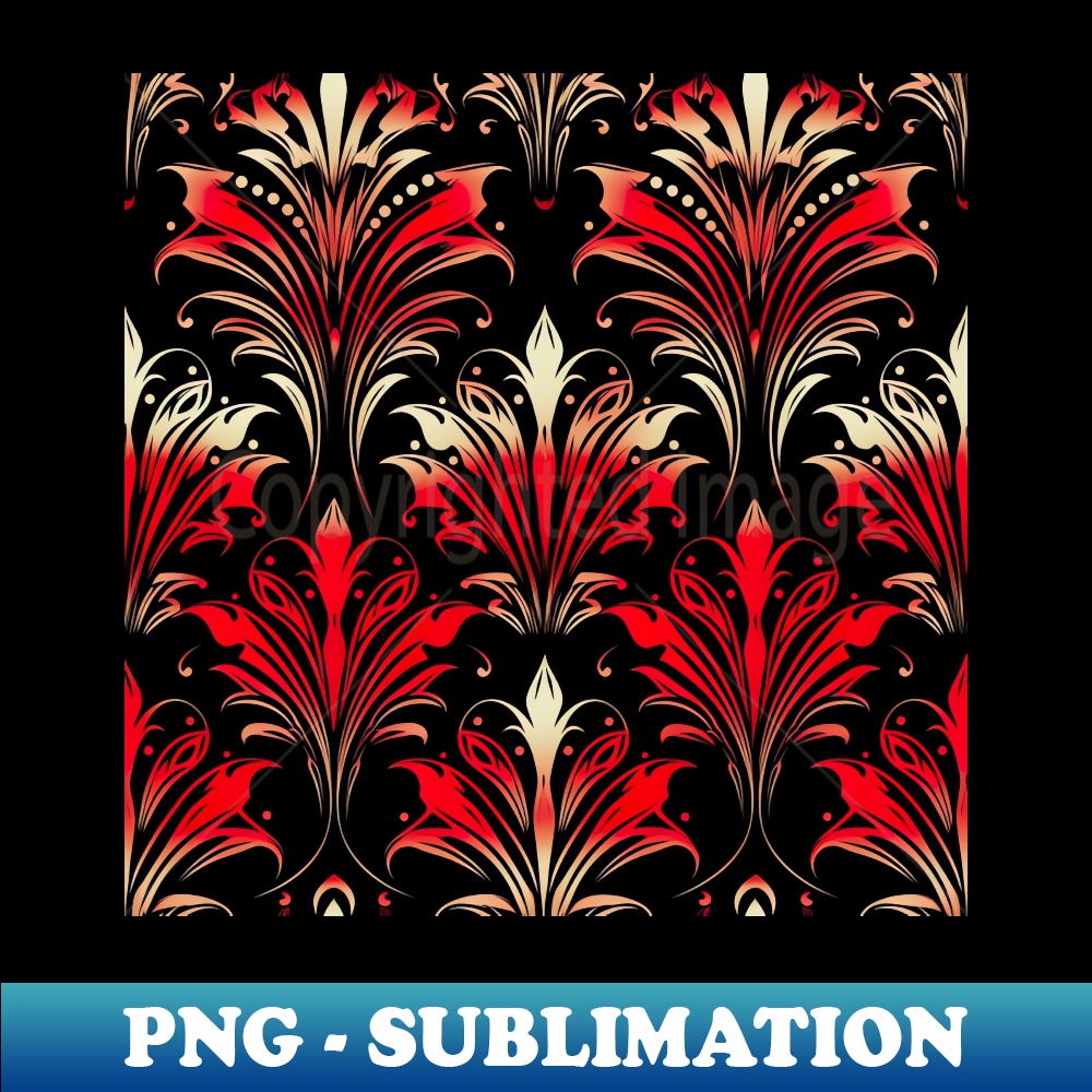 Retro design with victorian gothic pattern - High-Resolution - Inspire ...