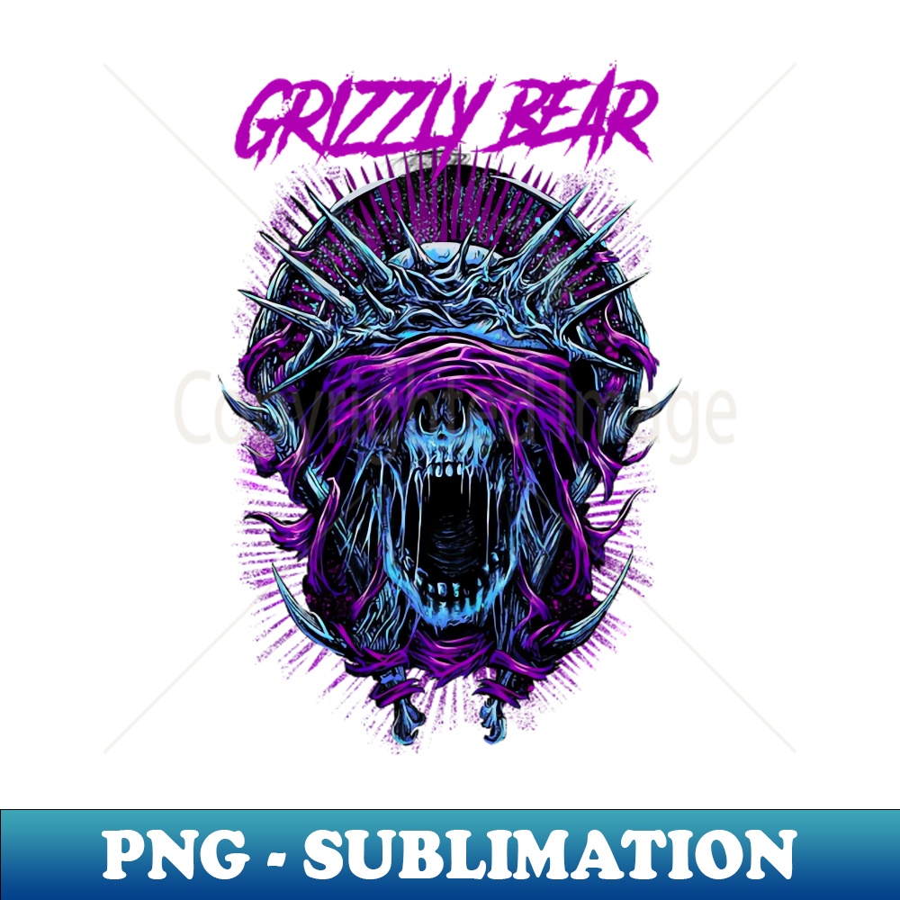 GRIZZLY BEAR BAND - Vintage Sublimation PNG Download - Perfe | Inspire ...