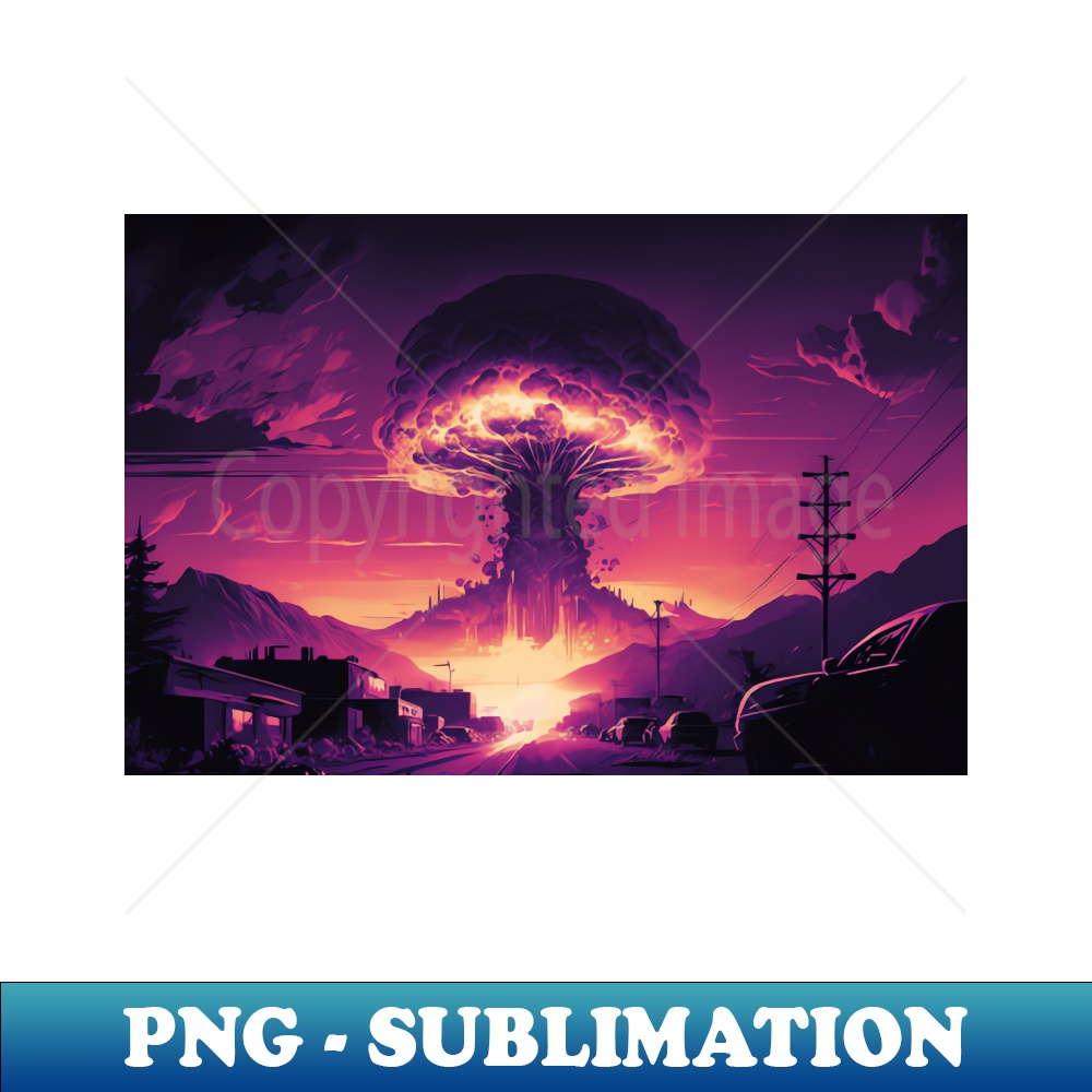 Nuclear Blast Fallout - Modern Sublimation PNG File - Enhanc | Inspire ...