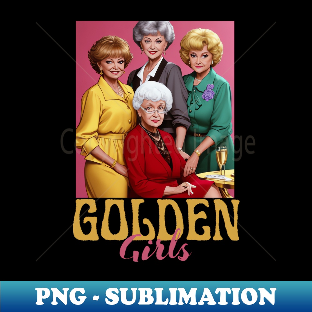 Stay golden vintage colorful golden Girls design - Retro PNG | Inspire ...