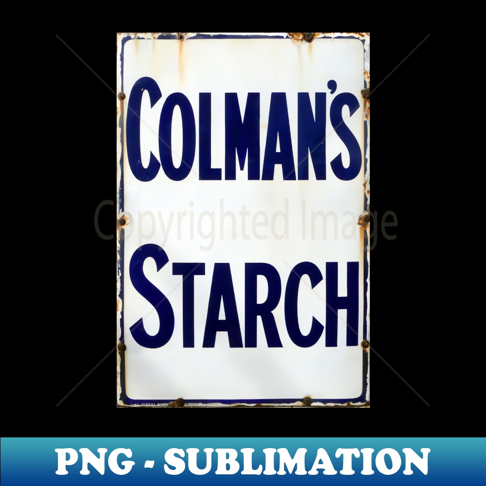 The Good Old Days of Starch Vintage Enamel Sign - Trendy Sub | Inspire ...