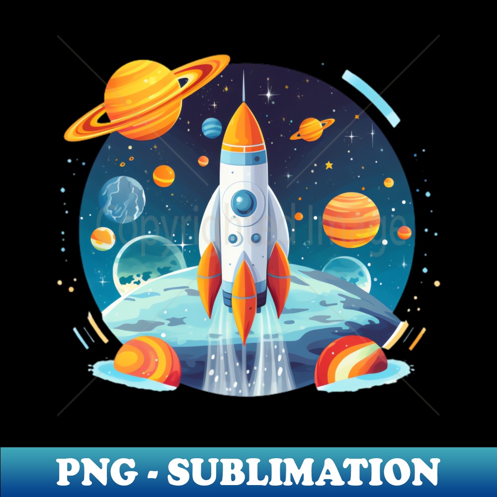 Nasa Rocket - Special Edition Sublimation PNG File - Capture | Inspire ...