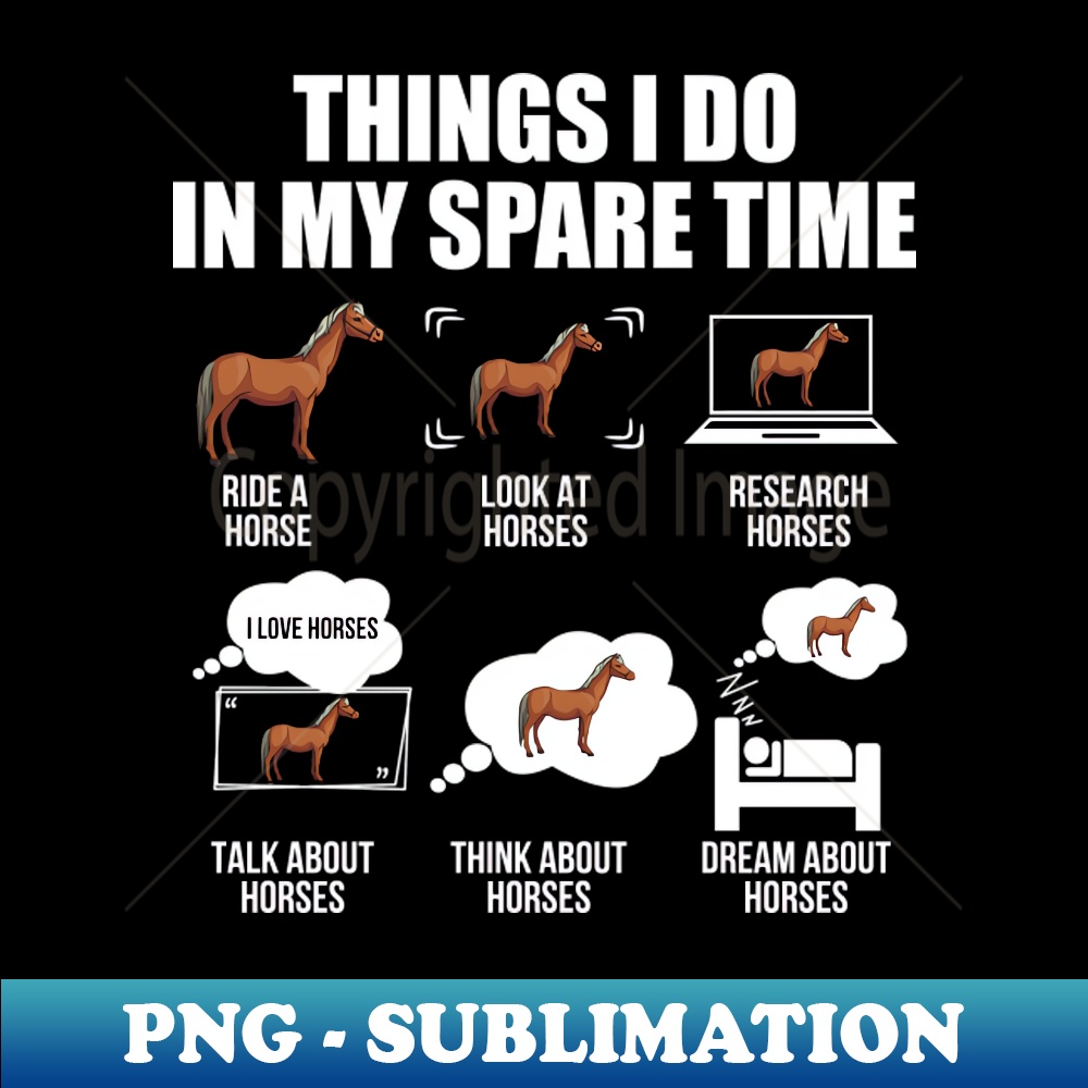 Horse Riding Things Spare Time Horse Riding - Stylish Sublim | Inspire ...