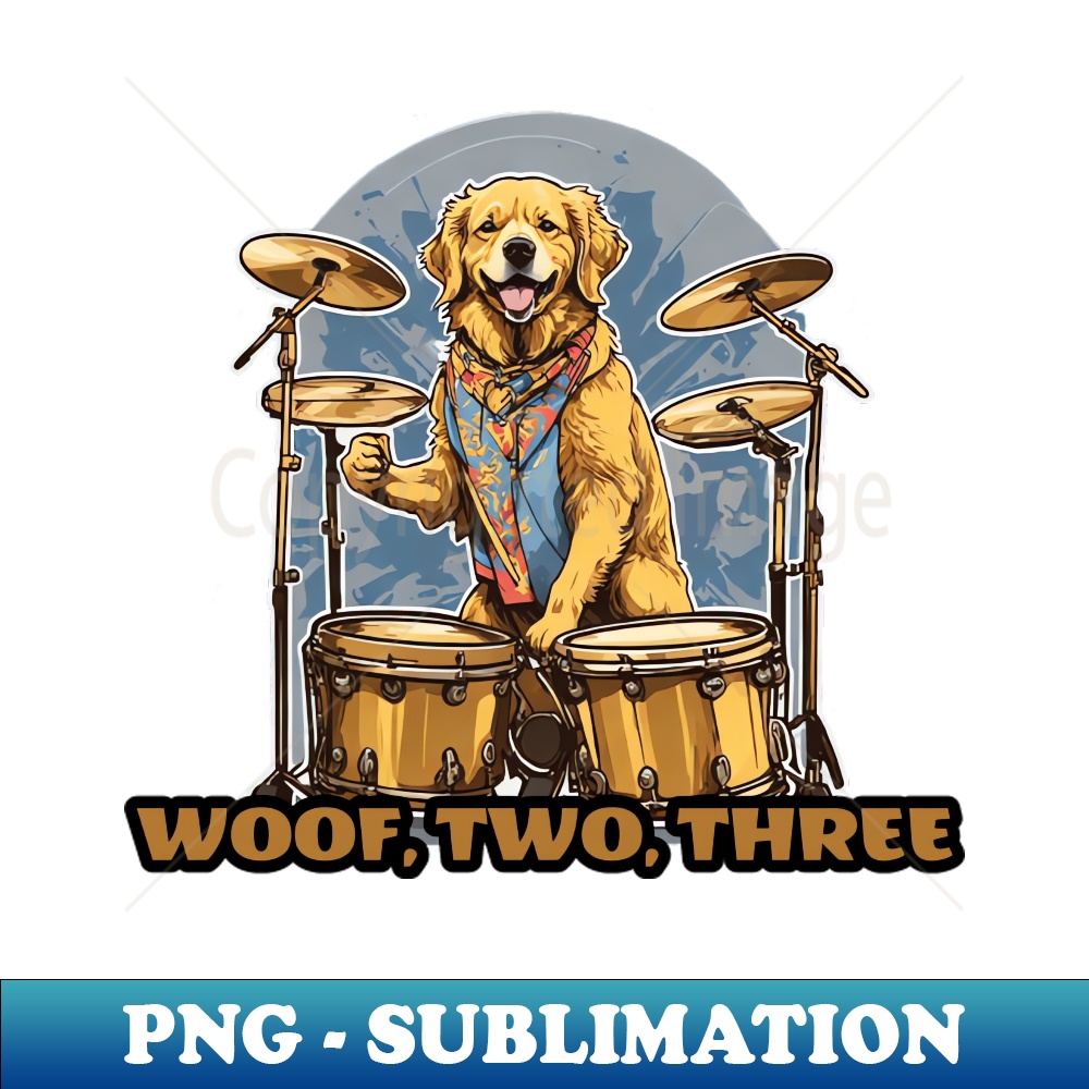Dog Playing Drums with Drumstick - High-Resolution PNG Subli | Inspire ...