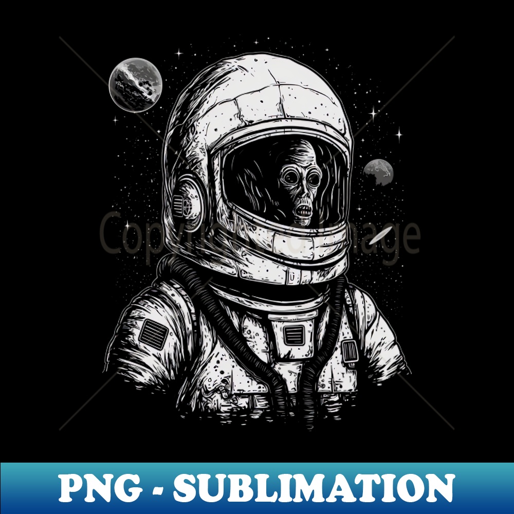 Dark Astronaut Space Horror - Eerie Galactic Nightmare Art - | Inspire ...