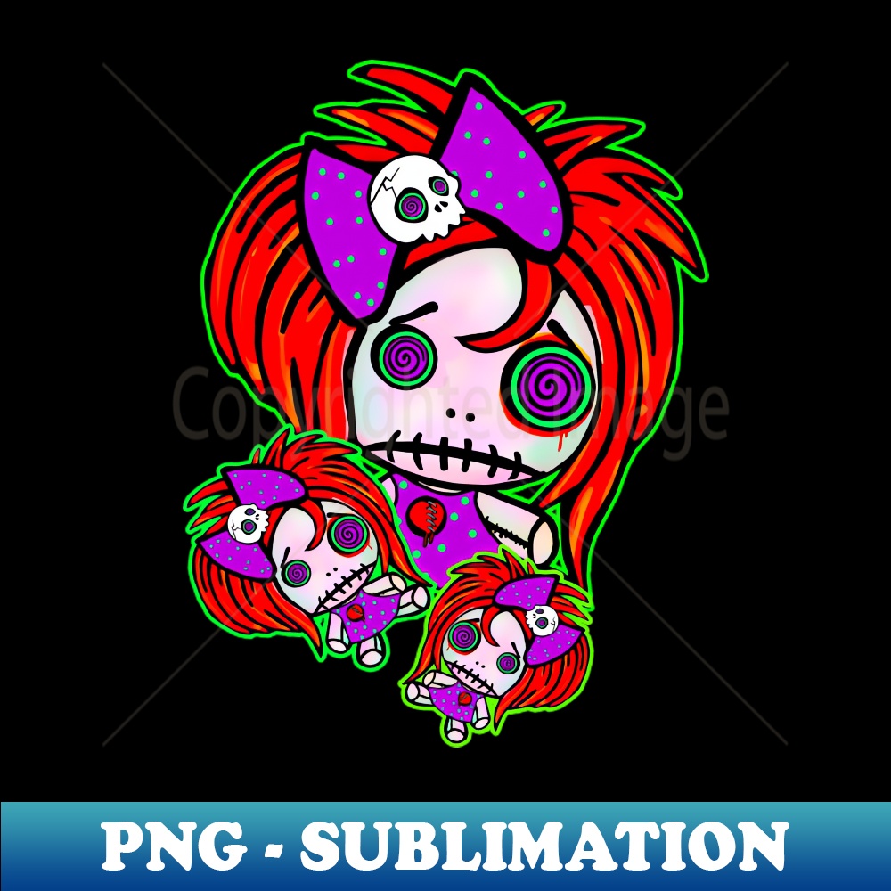 Sad Sally Dolly - Vintage Sublimation PNG Download - Instant - Inspire Uplift