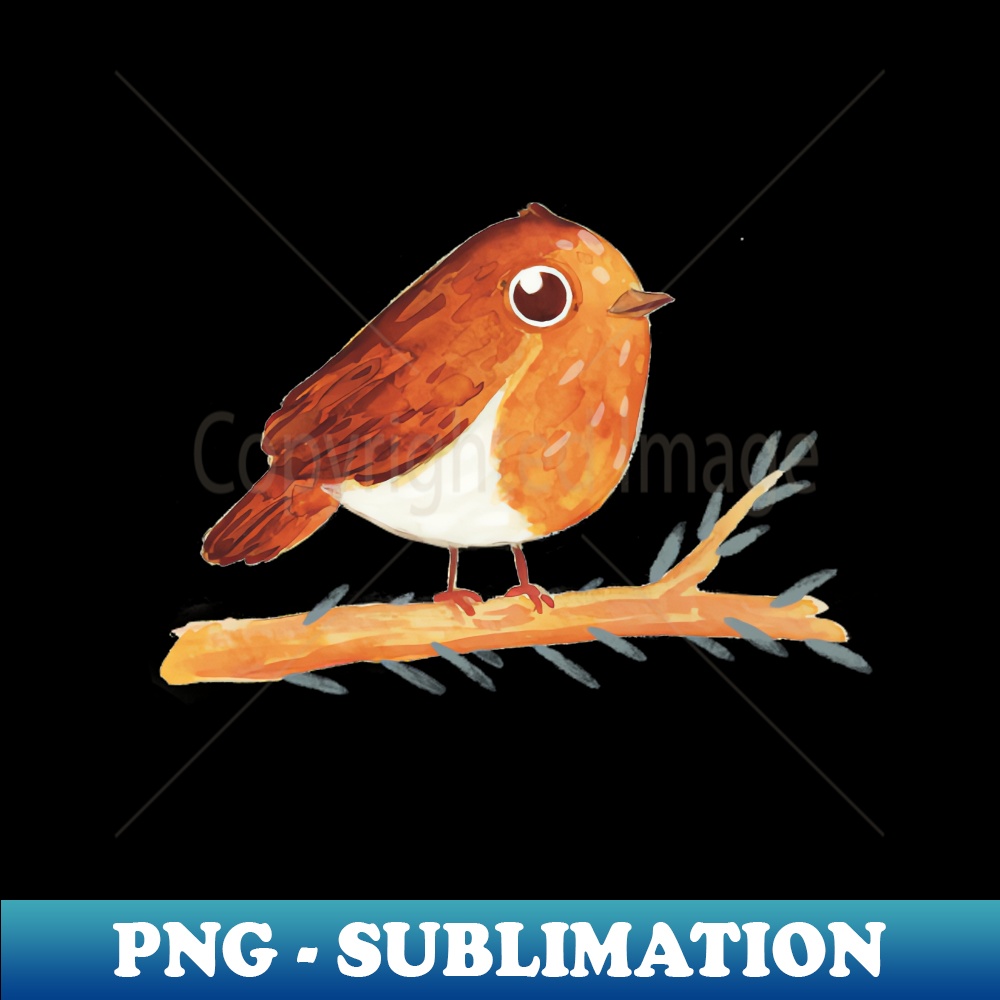 Little robin - PNG Transparent Sublimation File - Defying th - Inspire ...