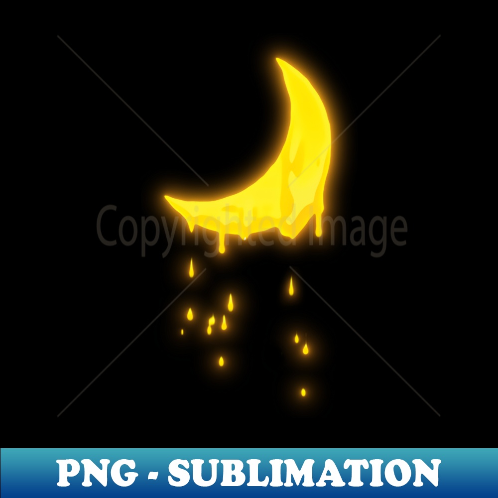 Beautiful melting crescent Moon - High-Resolution PNG Sublim | Inspire ...