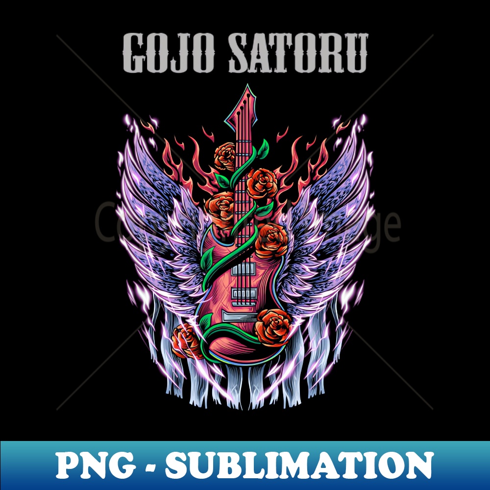 GOJO SATORU BAND - Retro PNG Sublimation Digital Download - | Inspire ...