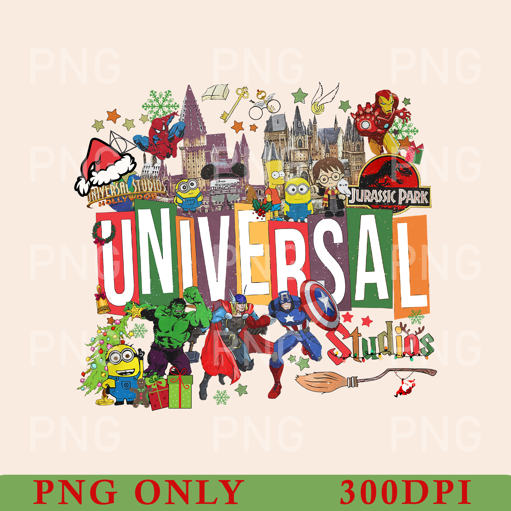 Universal Studios Christmas PNG, Universal Christmas PNG, Un | Inspire ...