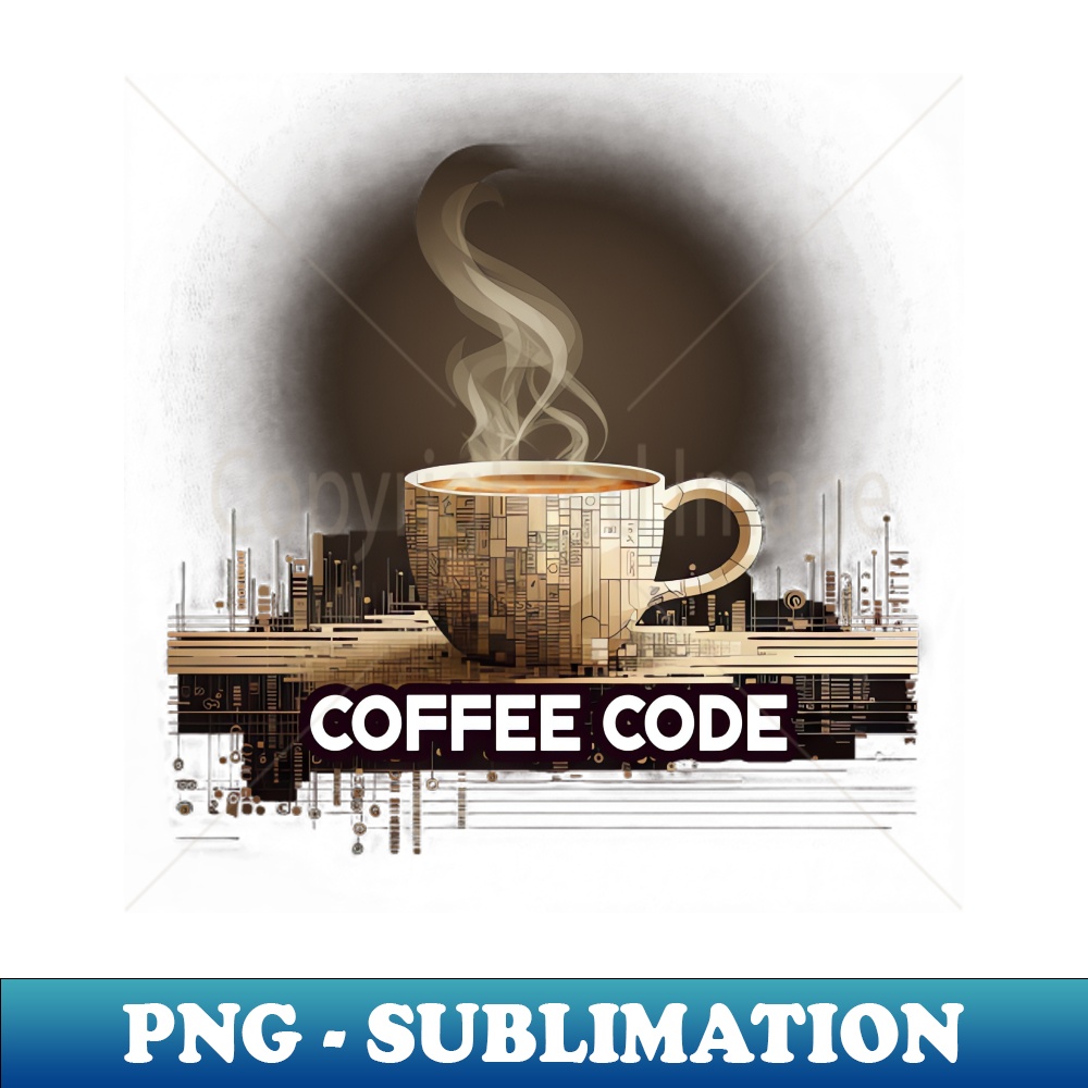 Coffee Code - Sublimation-Ready PNG File - Revolutionize You | Inspire ...